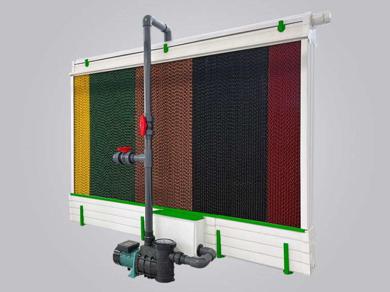 Plastic Frame Gutter Cooling System - Wusen-Evaporative cooling system ...