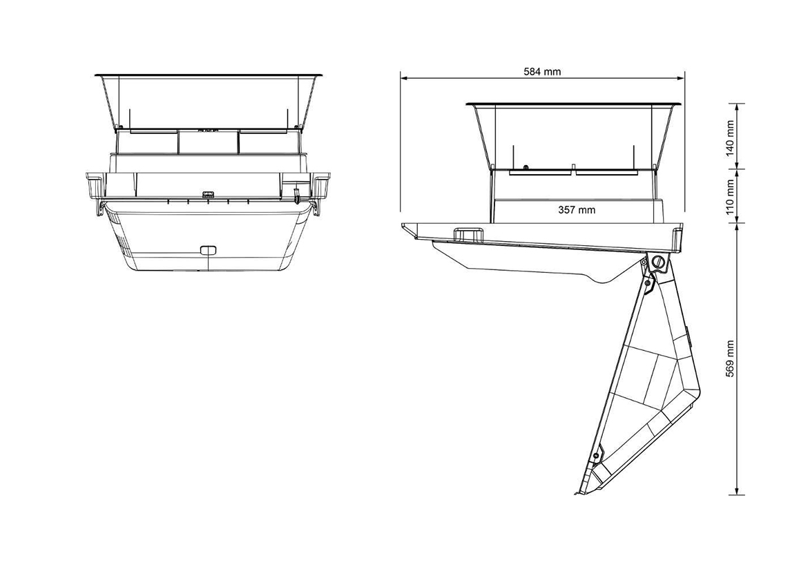 DA 1540 Ceiling Inlet