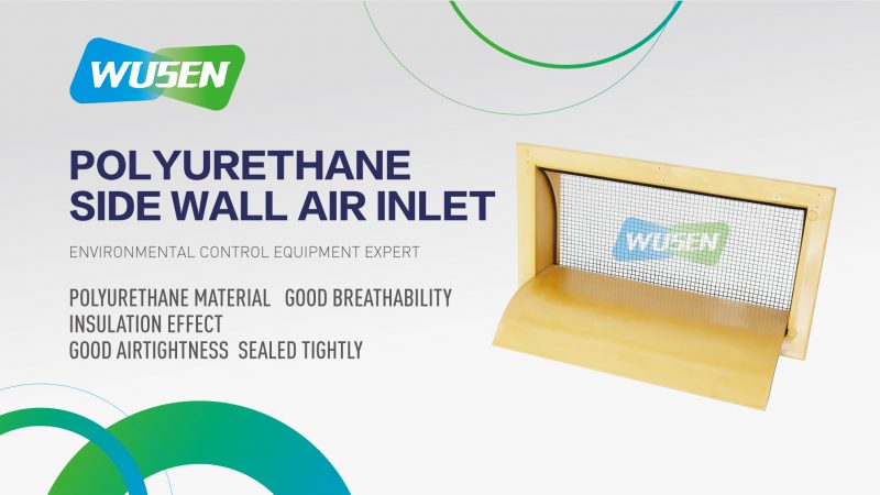 Sturdy air inlet - providing fresh air for pig farms and chicken farms ...